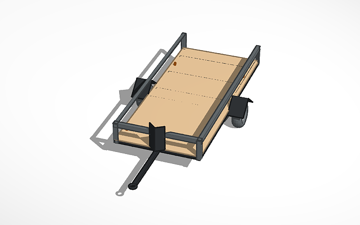 3D design ATV trailer | Tinkercad