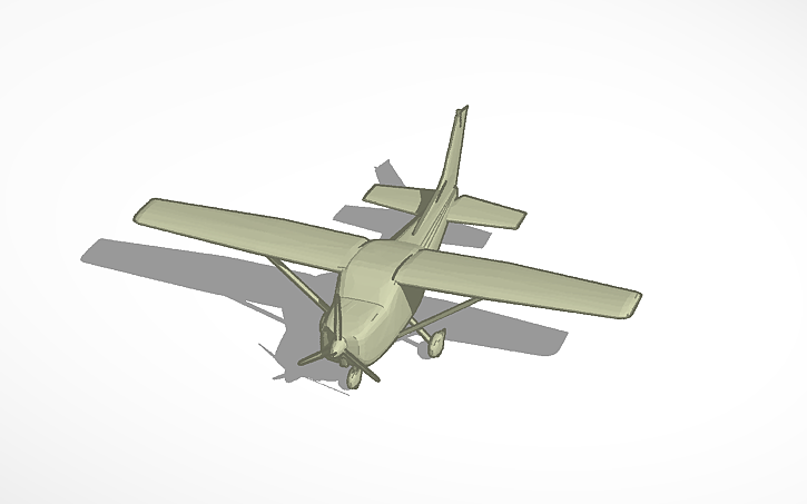 3D design Cessna 172 - Tinkercad