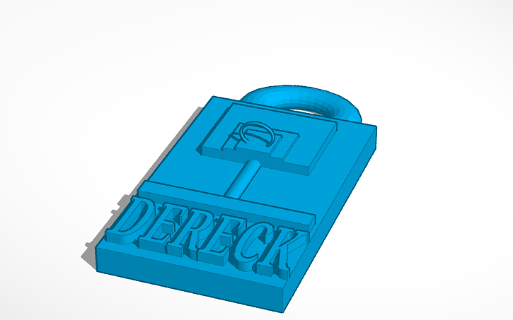 3D design KeyChain - Tinkercad