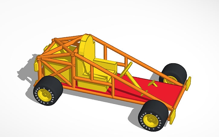 3D design 1st Go-Kart - Tinkercad