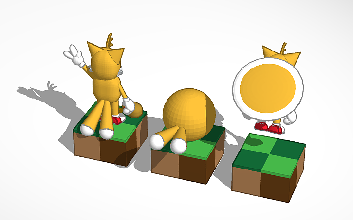 3D design tails - Tinkercad