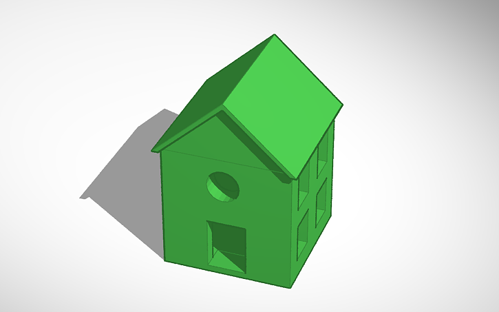 3D design Green Home - Tinkercad