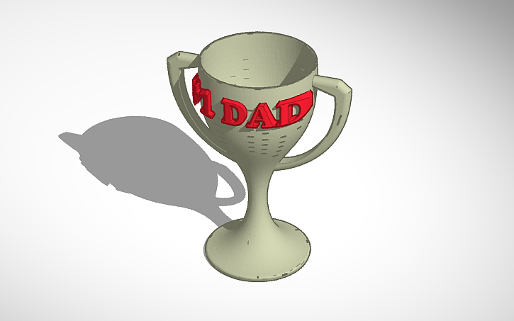 3D design #1 Dad | Tinkercad