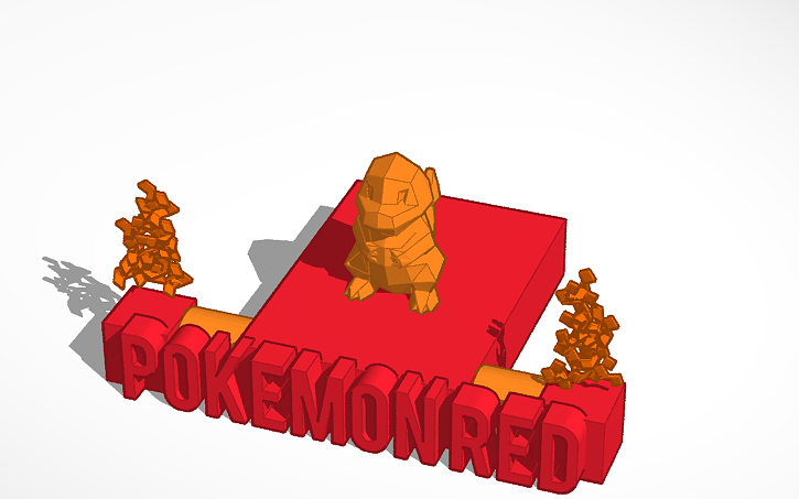 3D design Pokemon Red - Tinkercad