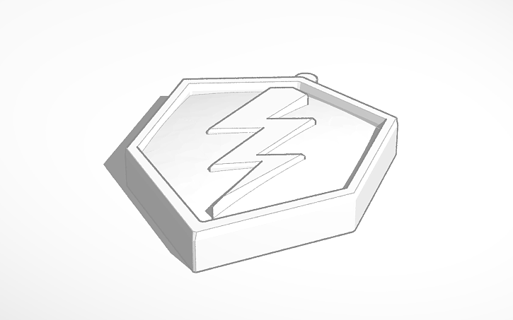 3D design WoT Blitz Logo - Tinkercad