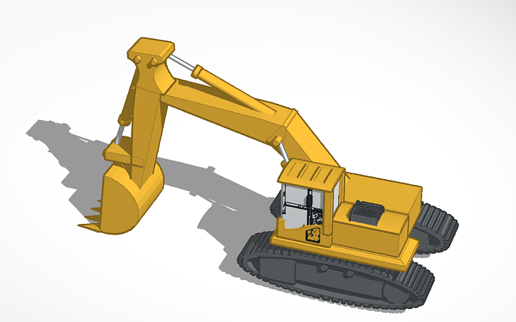 3D design Excavator - Tinkercad