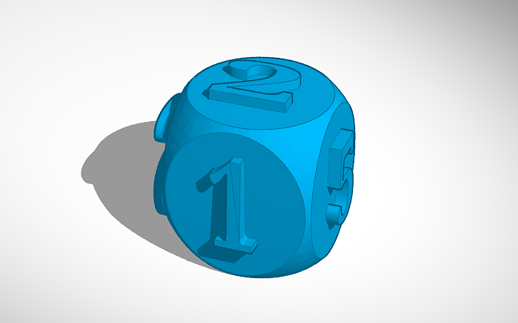 3d Design 주사위 Tinkercad