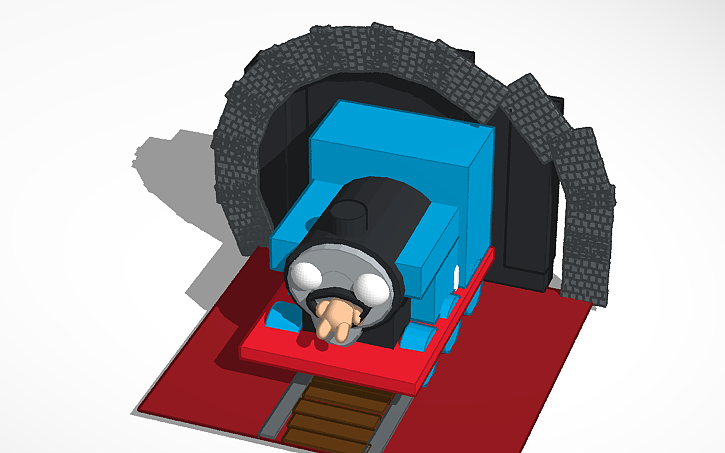 3D design cursed train frends7 | Tinkercad