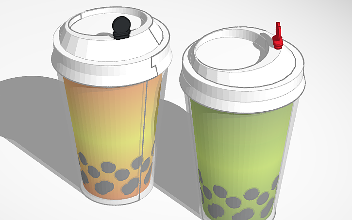 3D design Bubble Tea - Tinkercad