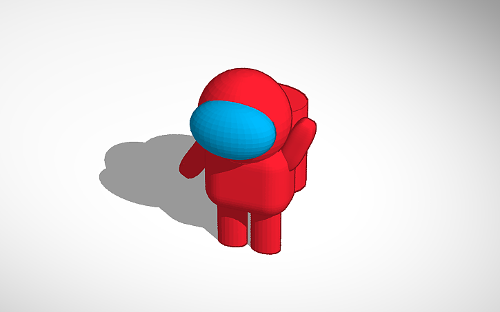 3D design AMONG US - Tinkercad