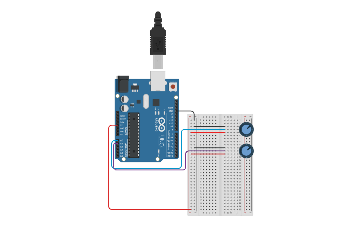 Circuit Design Arduino Serial Communication Demo Tinkercad