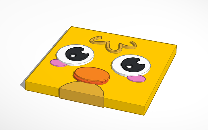 3D design Blooket Chick | Tinkercad