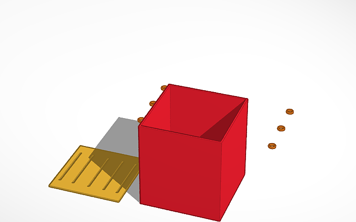 3D design Seed Starter - Tinkercad