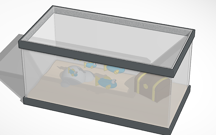 3D design Fish Tank - Tinkercad