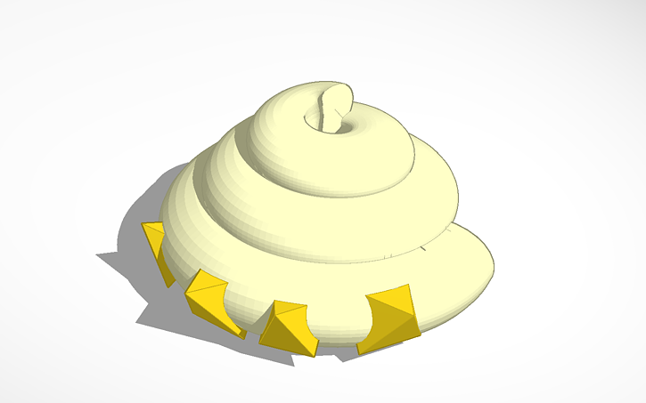 3D design Sea Shell 3D Printing Project - Tinkercad
