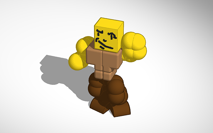 3D design Copy of BUFF spongebob - Tinkercad