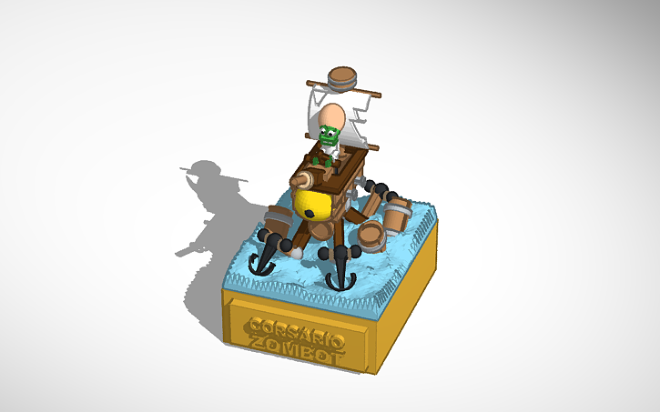3D design corsario zombot | Tinkercad