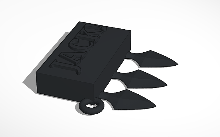 3D design Jack Helmer keychain2021 | Tinkercad