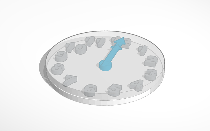 3D design Clock | Tinkercad