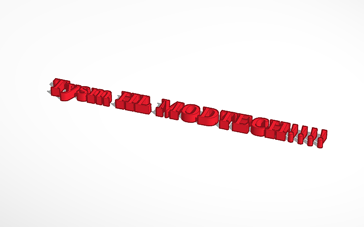 3D design Tysm hl modtech - Tinkercad