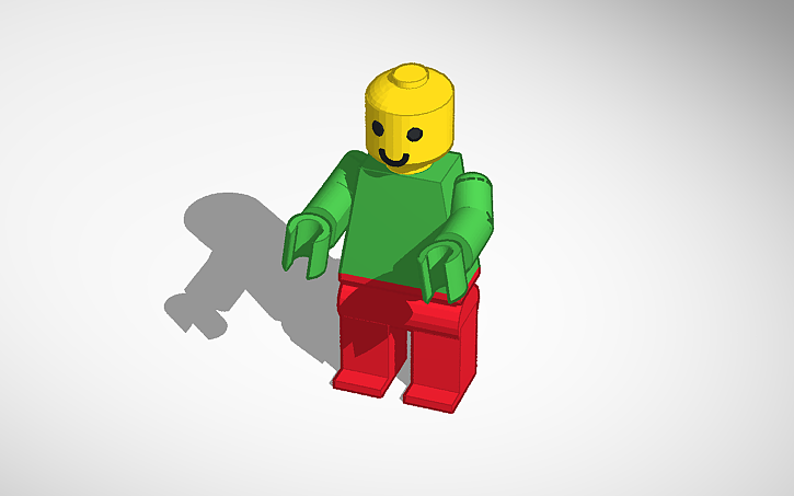 3D design Lego person - Tinkercad