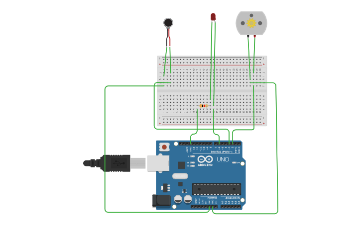 Circuit design Ejercicio practico 3 Catedra 2 | Tinkercad