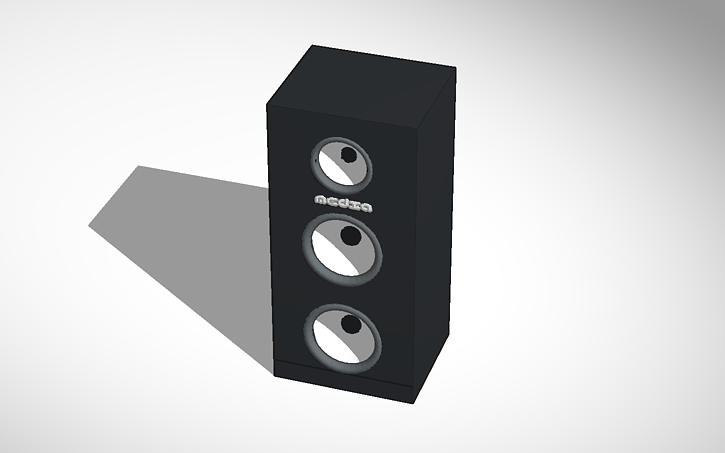 3D design Speaker - Tinkercad