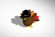3D design Turkey #thanksgiving | Tinkercad