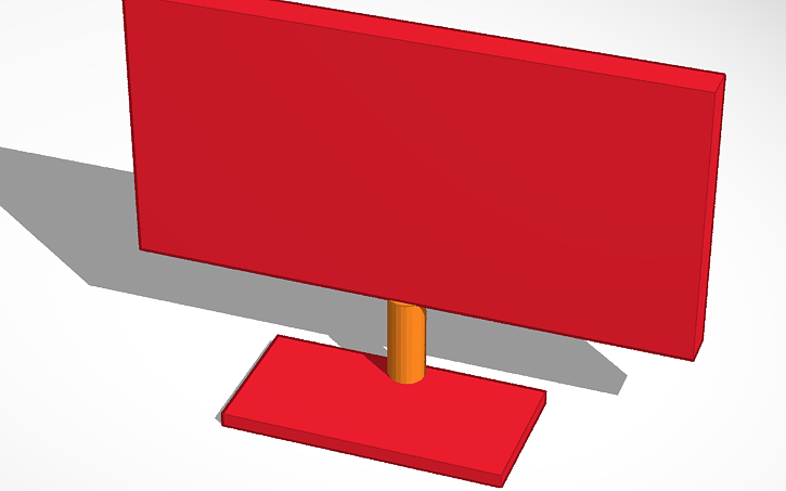 3D design Monitor - Tinkercad