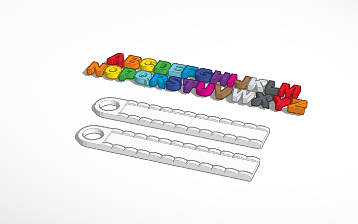 3D design abc - Tinkercad