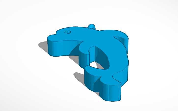 3D design Dolphin - Tinkercad