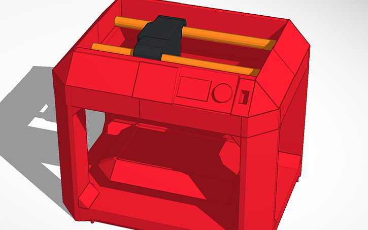 3D design 3D printer Maker bot (display only) - Tinkercad