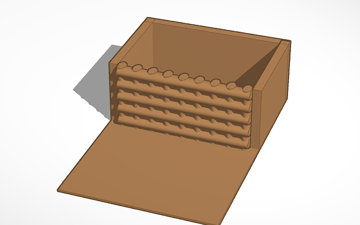 3D design Stones cage - Tinkercad