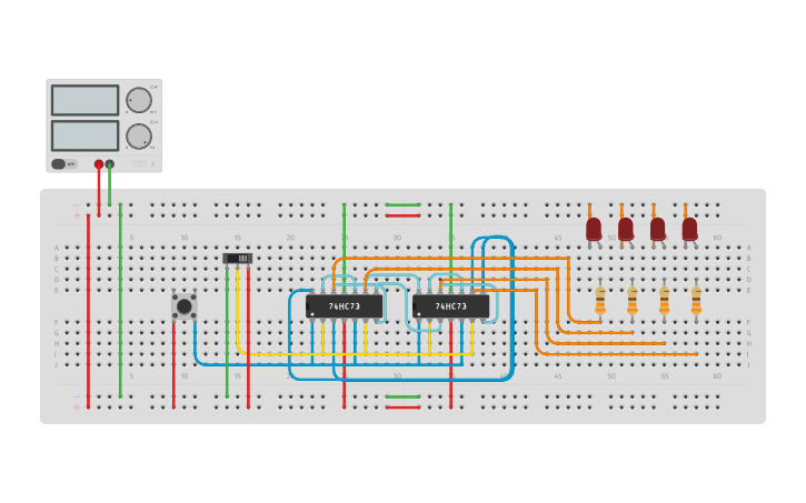 Circuit design lab 6 digital table 6.2 | Tinkercad