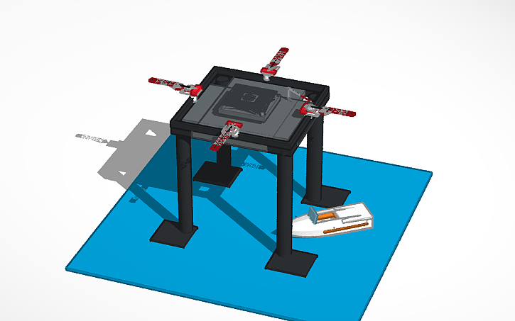 3D design (Roblox) military tycoon outpost - Tinkercad
