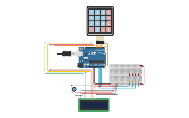 Circuit design PRoject - Tinkercad