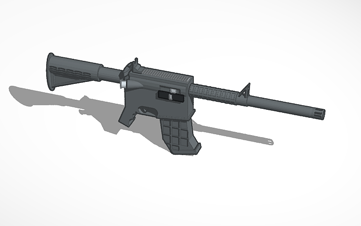 3D design AR 15 | Tinkercad