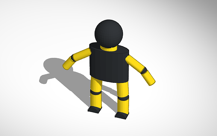 3D design #6 Humanoid - Tinkercad