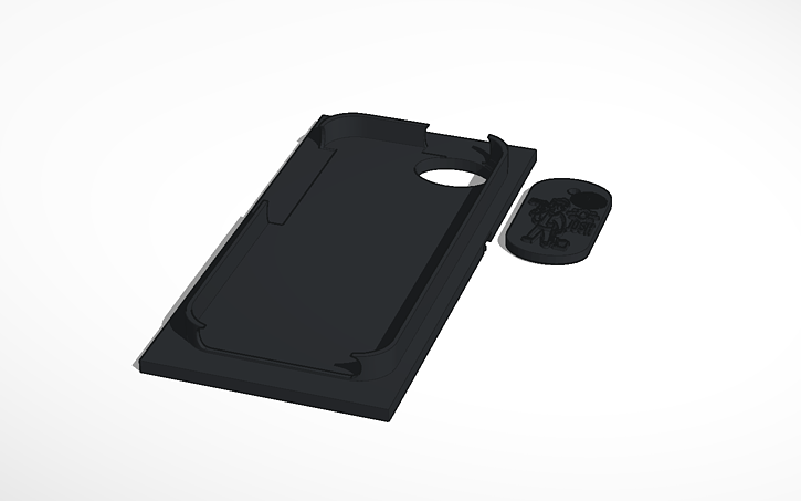 3D design fallout 4 codsworth/phonecase | Tinkercad