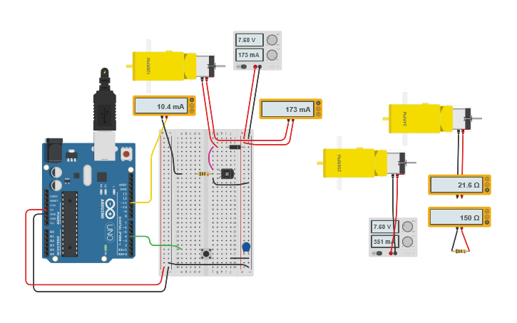 Circuit design EXAM 1 - Tinkercad