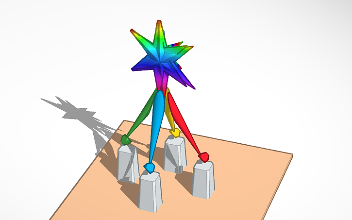 3D design The rainbow elements | Tinkercad