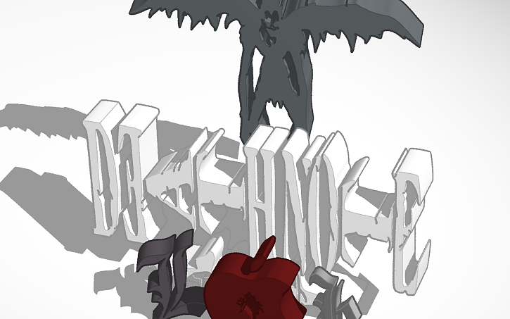 3D design Death note luke-김민준 | Tinkercad