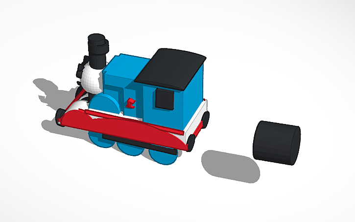 3D design thomas the tank engine - Tinkercad