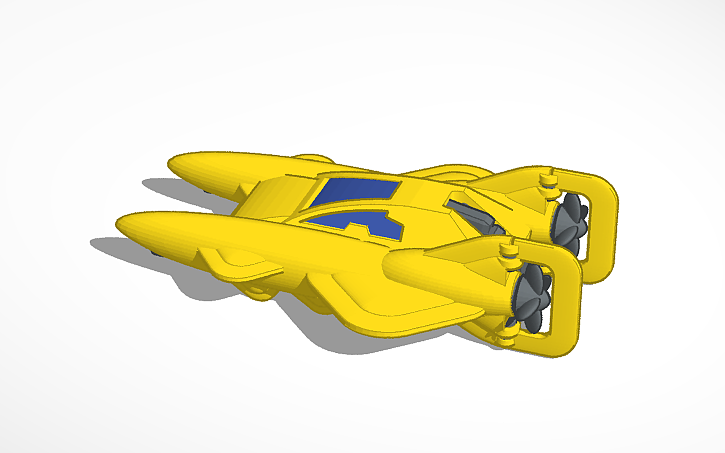 3D design SFAS-X1A - The "Sun Fish" Aqua Sled | Tinkercad