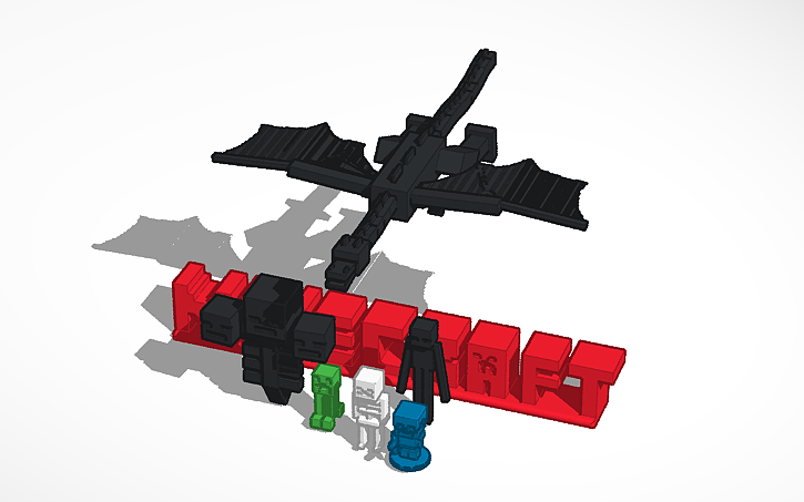 3D design mınecraft - Tinkercad