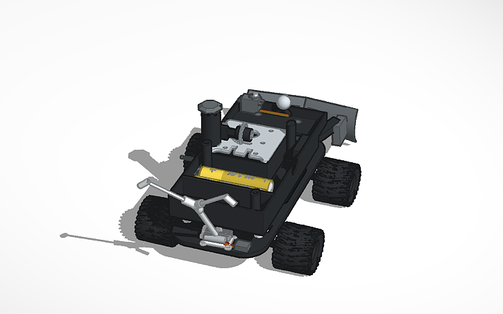 3D design Robot Agricultor - Tinkercad
