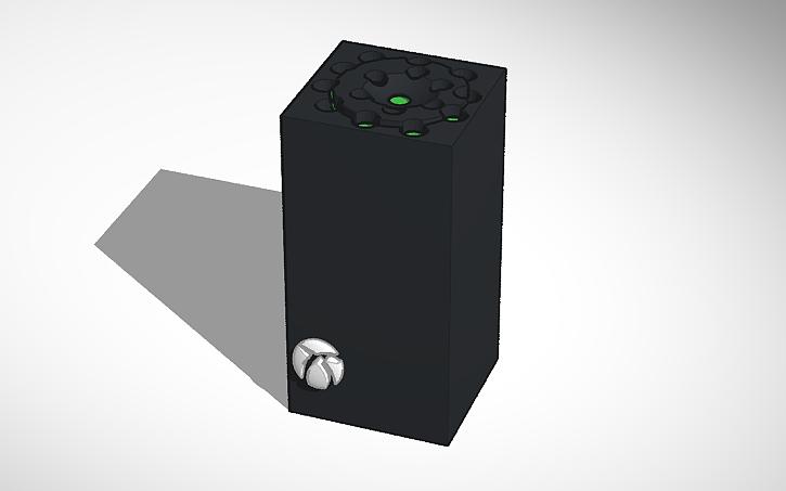 3D design xbox seires x - Tinkercad