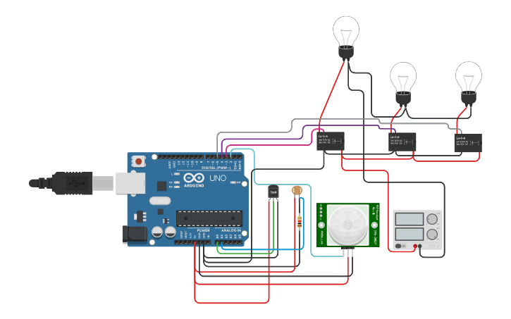 Circuit Design Practica 07 Proyecto Tinkercad