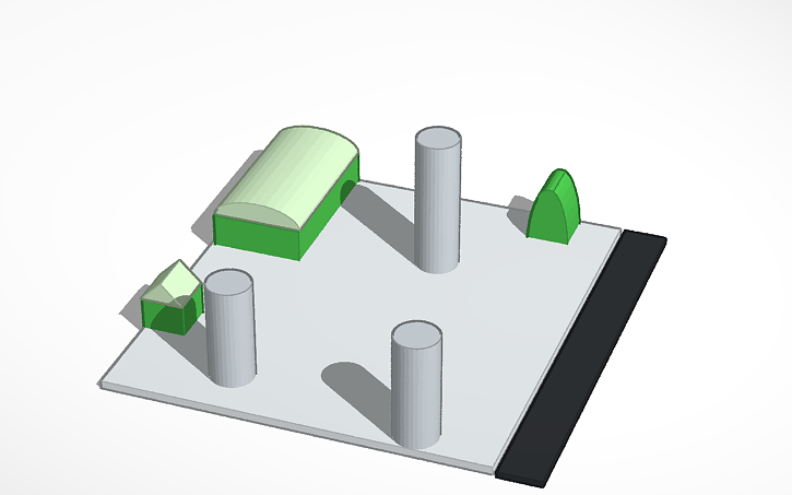 3D design air-force base | Tinkercad