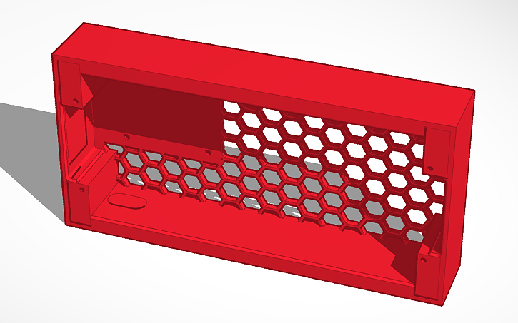 3D design LED Matrix Enclosure 64x32 3mm Pitch | Tinkercad